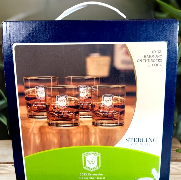Source Unknown | Other | Westwood Pro Golf Club Glass Set | Poshmark